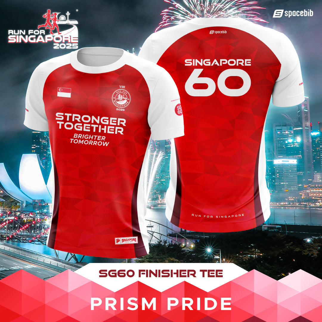 Run For Singapore SG60 Race Tee (Prism Pride) – Spacebib