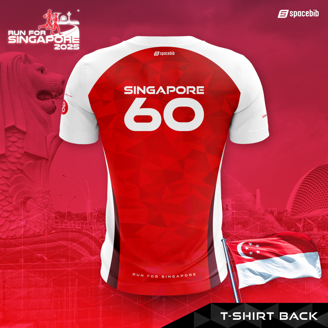 Run For Singapore SG60 Race Tee (Prism Pride) – Spacebib
