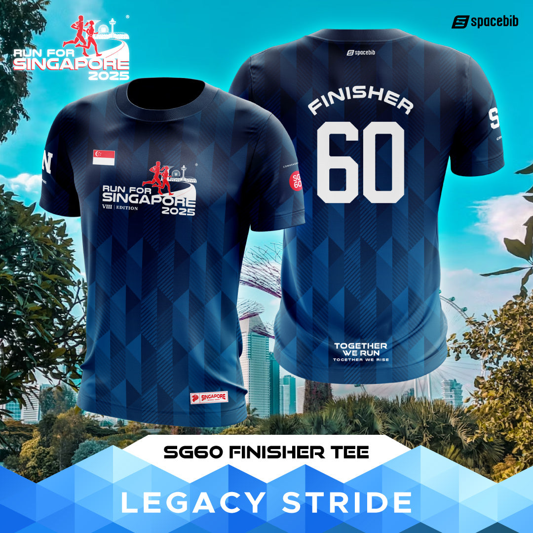 Run For Singapore SG60 Race Tee (Legacy Stride) – Spacebib