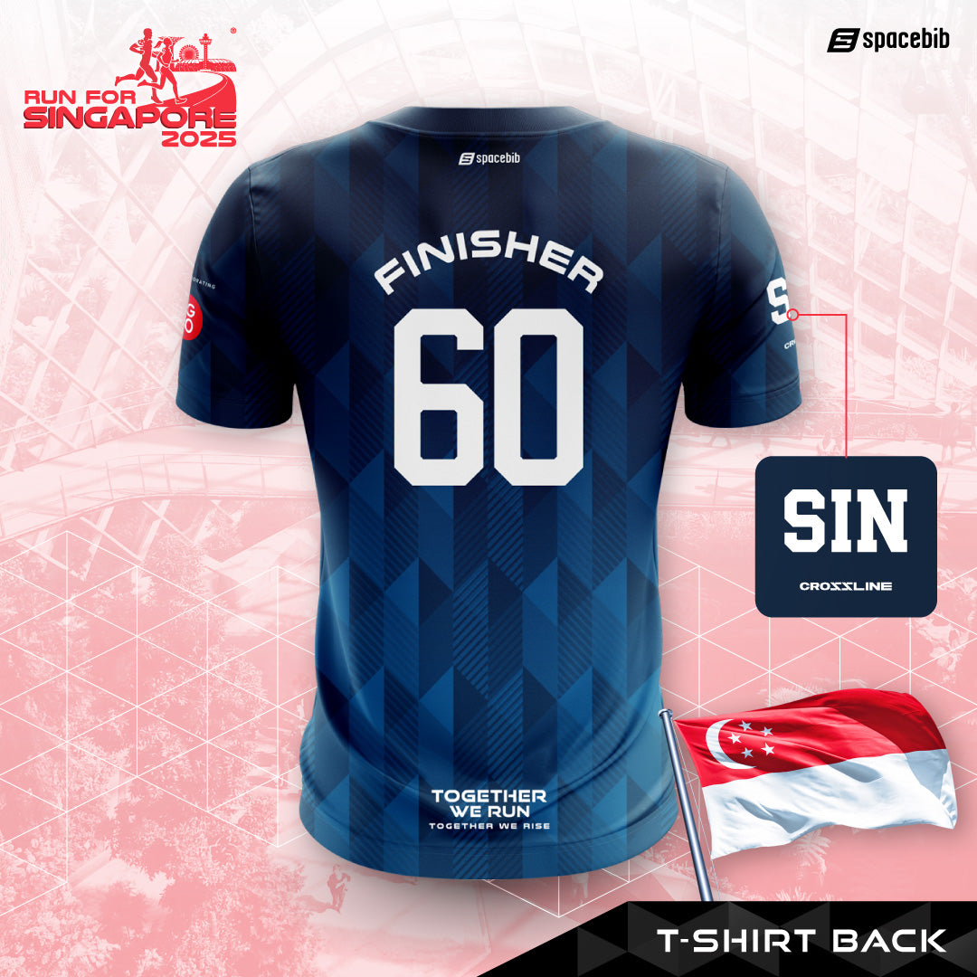 Run For Singapore SG60 Race Tee (Legacy Stride) – Spacebib