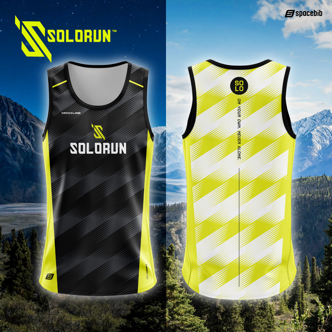 Solo Run Unisex Performance Singlet – Spacebib