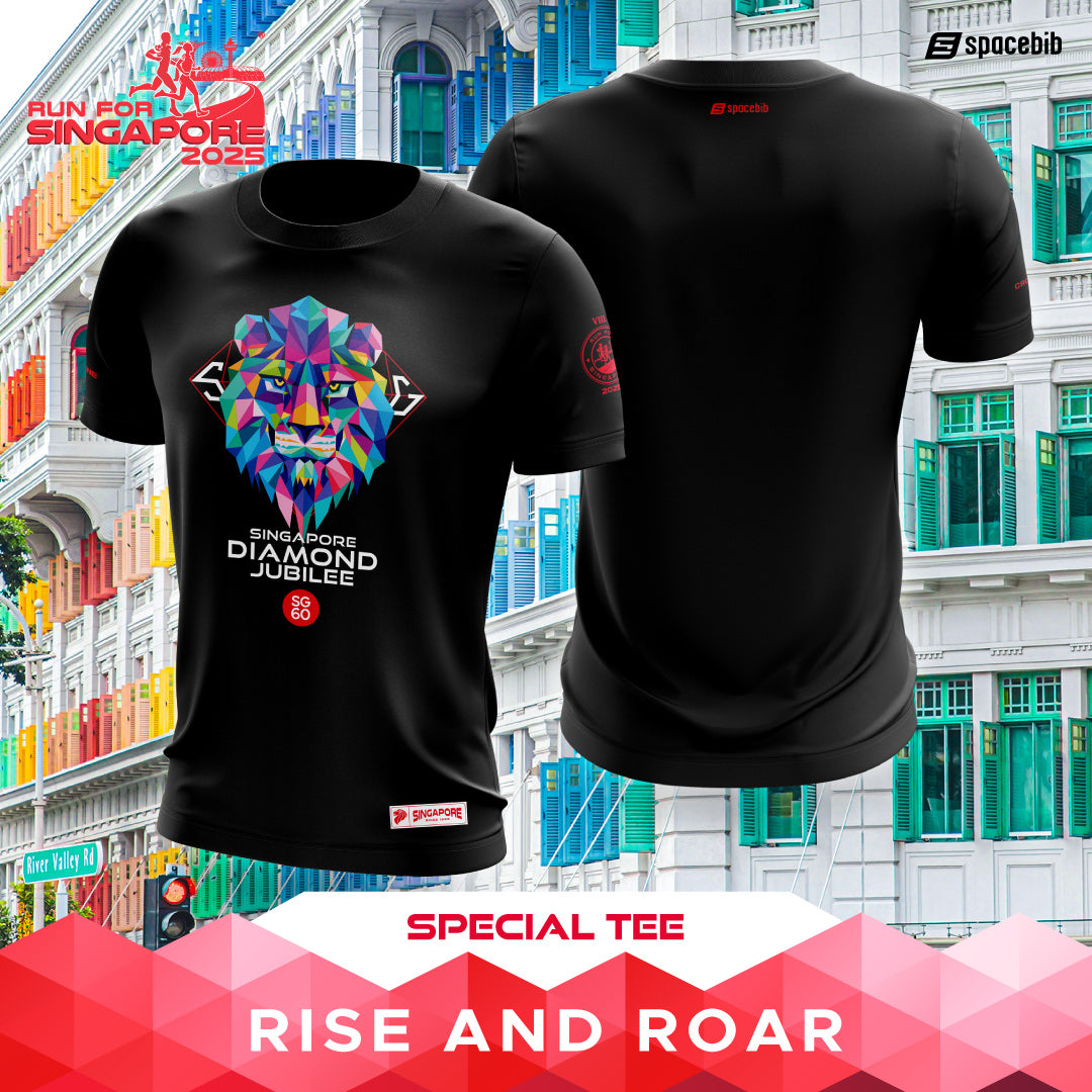 Run For Singapore SG60 Diamond Jubilee Tee – Spacebib