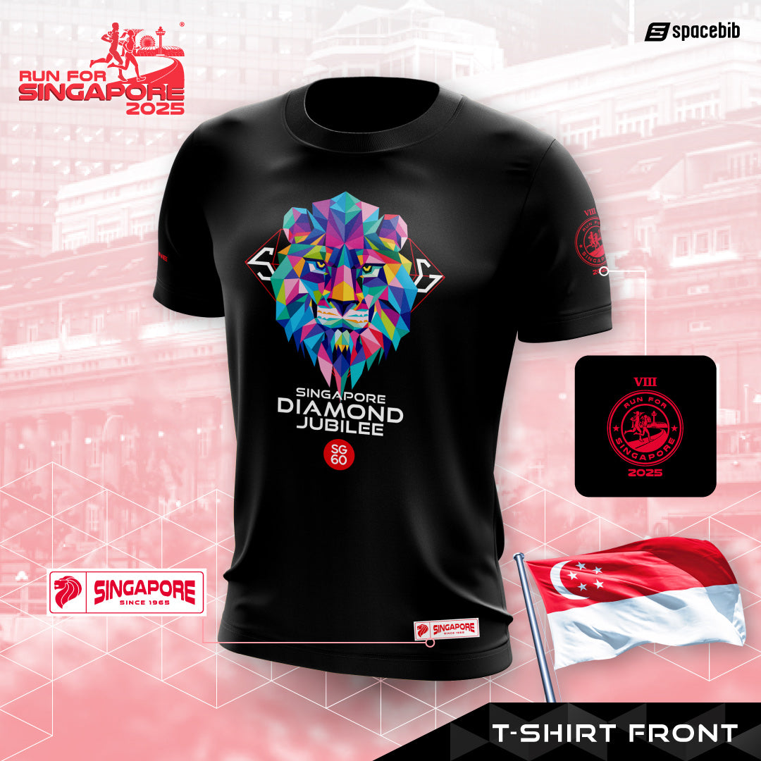 Run For Singapore SG60 Diamond Jubilee Tee – Spacebib